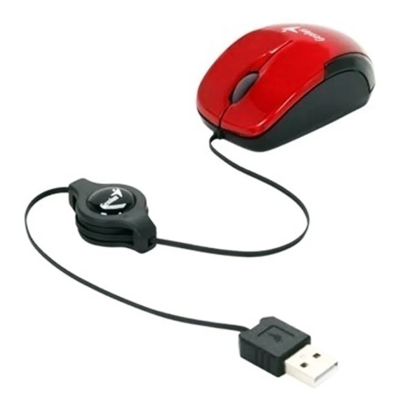 Mouse Genius microtraveler ruby – DC | Donato Computación